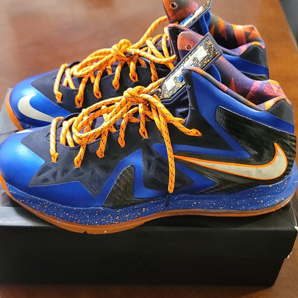 Nike Lebron X Superhero Sz 13 Worn 1 No Box - Gem